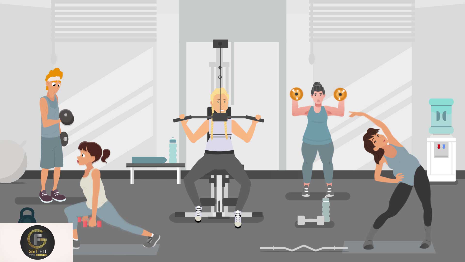 EMS vs Gym Exercises | Fitness Animation Video | Dubai